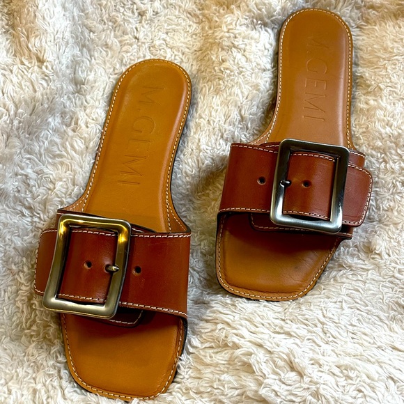 M. Gemi | Shoes | M Gemi The Opanca Buckle Slide Sandals | Poshmark